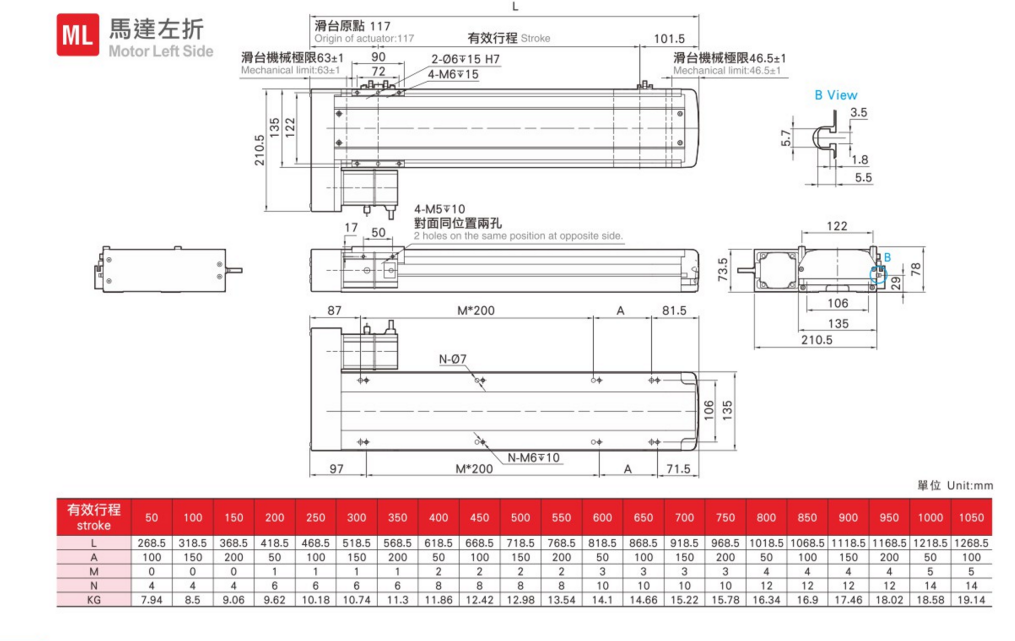 AS135-2P单轴 大至Dazzle半封闭模组滑台 大致厂家 - 中炫大至Dazzle 直线模组滑台 直线电机 伺服电缸 地轨源头厂家非标定制